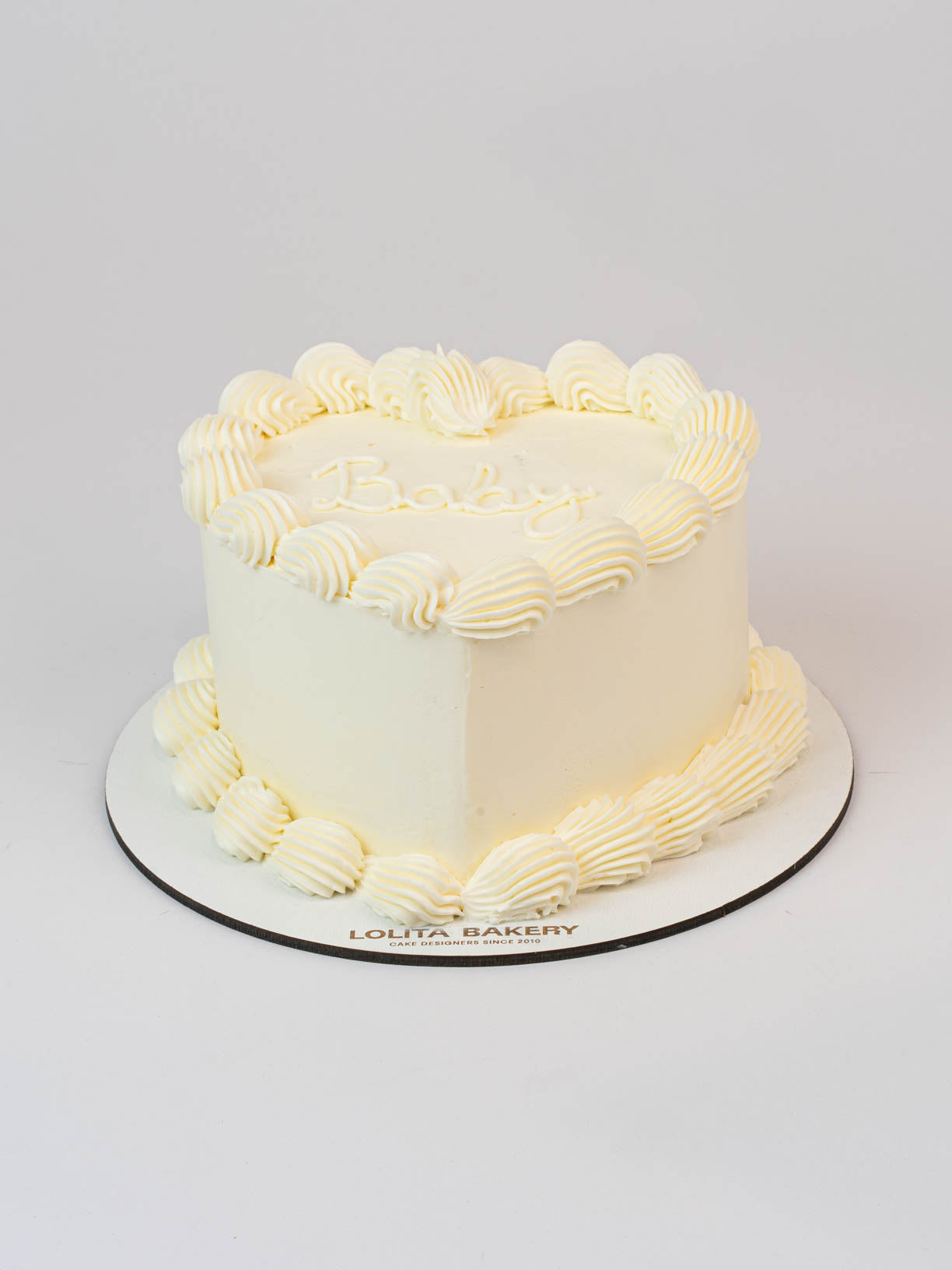 Mini pastel corazon Gender Reveal Blanca con Relleno a Elegir | Lolita ...